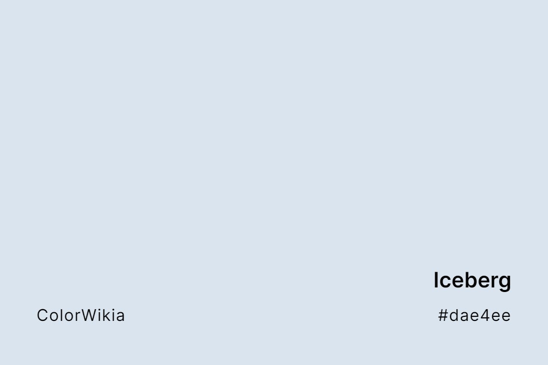 3 Shades of Iceberg Color
