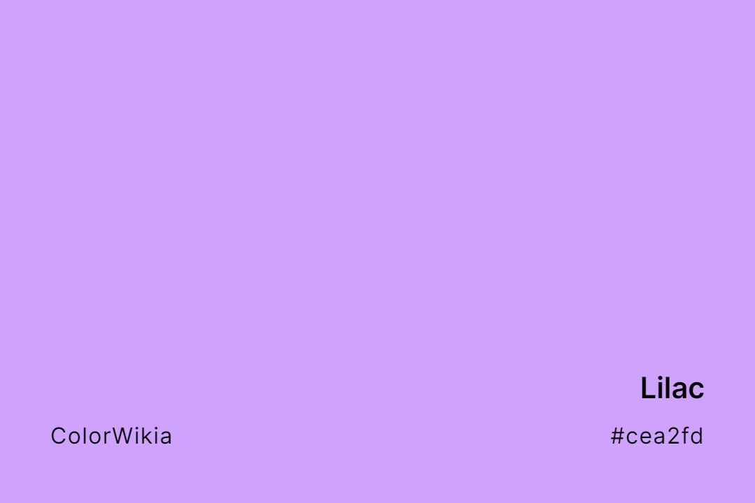 130 Shades of Lilac Color