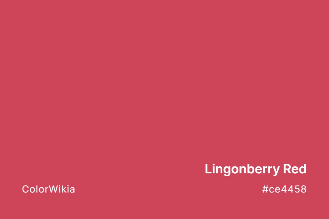 3 Shades of Lingonberry Color