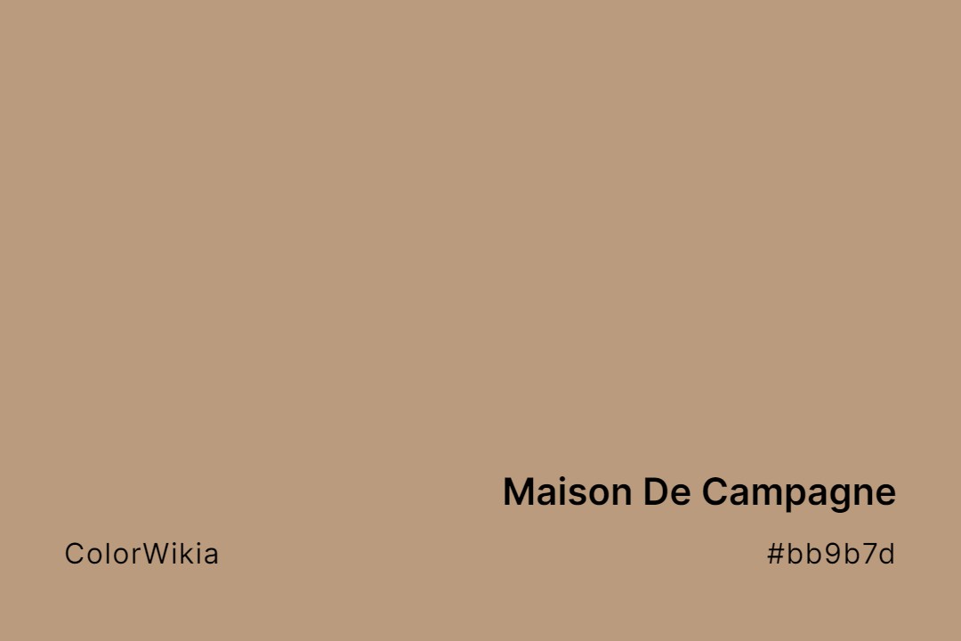 3 Shades of Maison Color