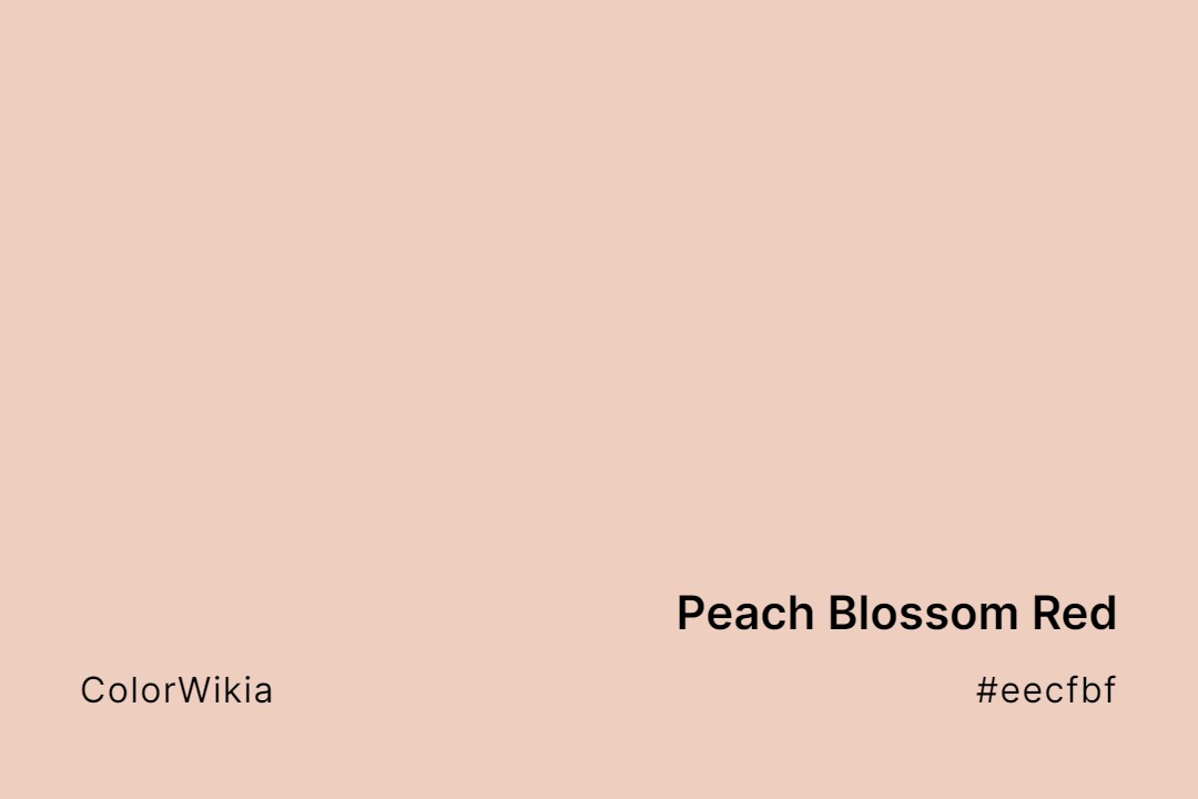 174 Shades of Peach Color