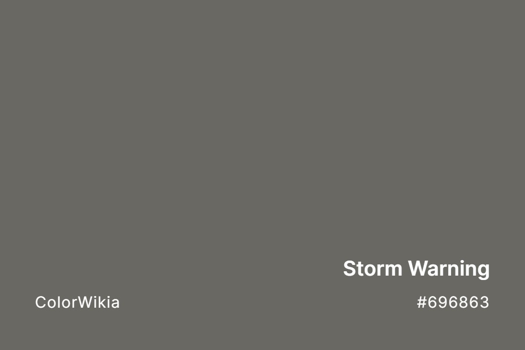 43 Shades of Storm Color