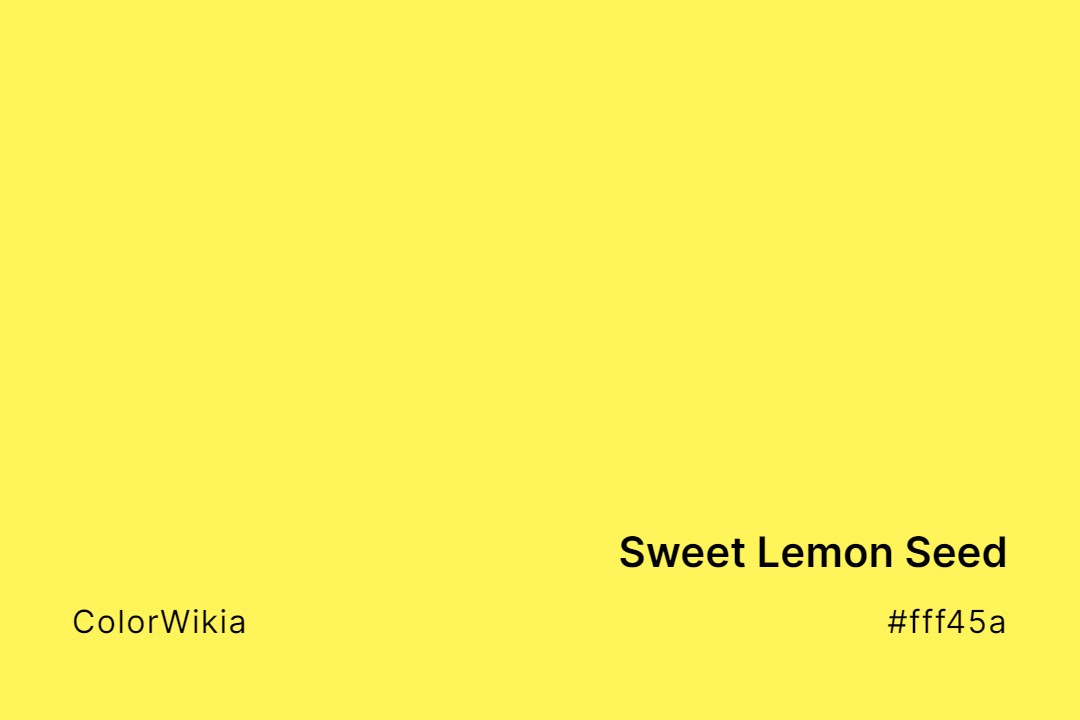102 Shades of Lemon Color