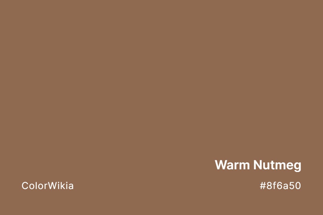 10 Shades of Nutmeg Color